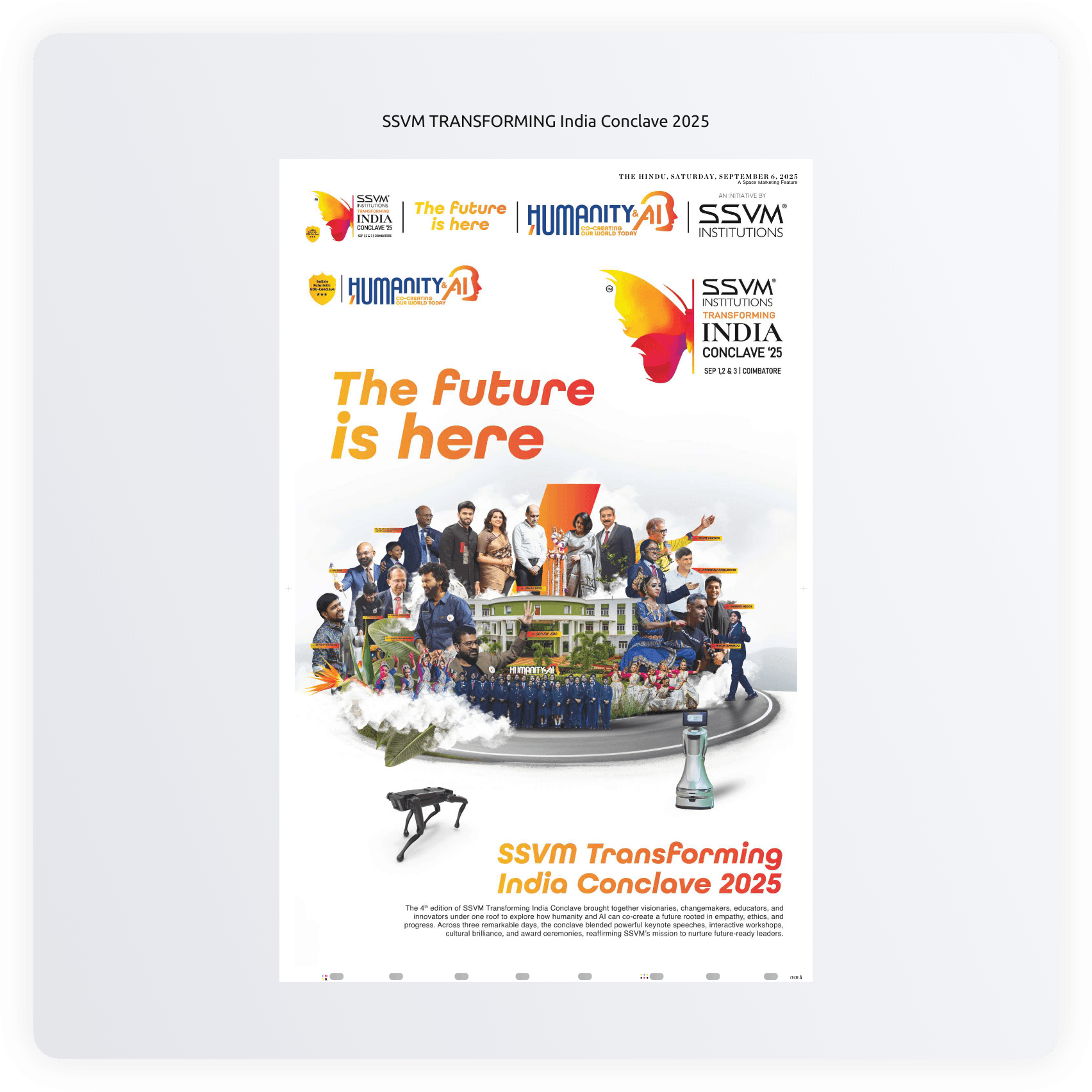 SSVM TRANSFORMING India Conclave 2025