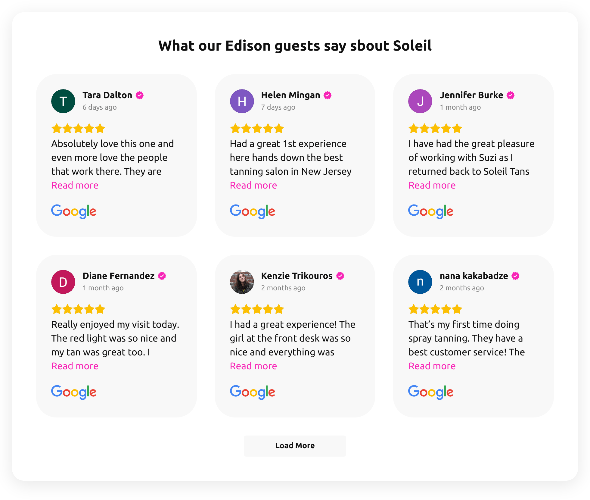 Edison Google Reviews