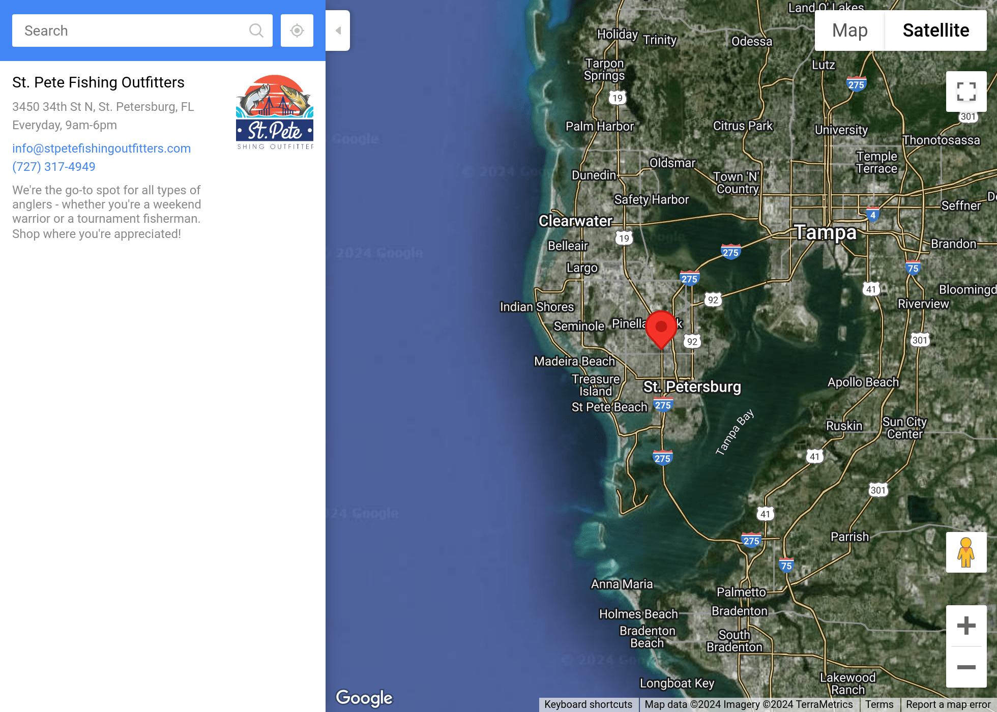 Store Locator St Pete